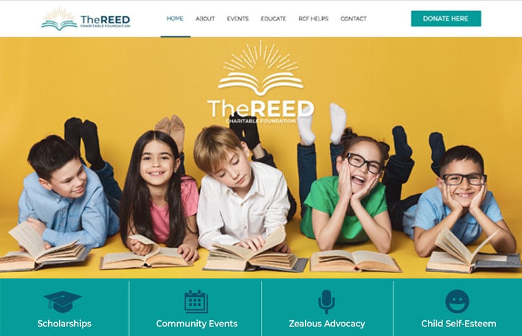 Reed Charitable Foundation - Trighton Interactive