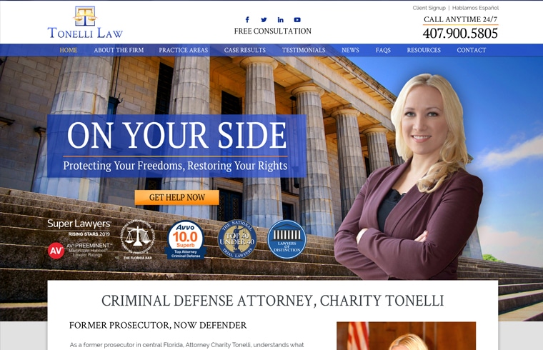 Tonelli Law - Trighton Interactive